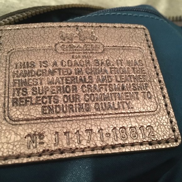 Coach | Bags | New Coach Metallic Silver Leather Handbag | Poshmark